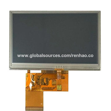 China 5-inch TFT LCD module with RTP, 800x480 resolution on Global ...