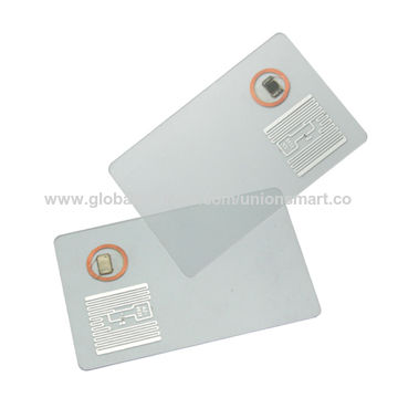 Buy Wholesale China Hf And Uhf Dual Frequency Rfid Transparent Card ...