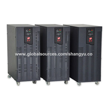 Online UPS 10KVA/8KW with single phase pure sine wave double conversion ...