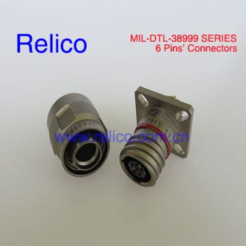 Mil-dtl-38999 Iii Series Aerospace Circular Connectors Nickel Plating ...