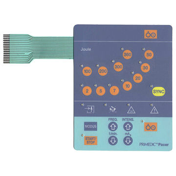 Buy Wholesale China Led Light Pcb Membrane Keyboard Switch With Metal ...