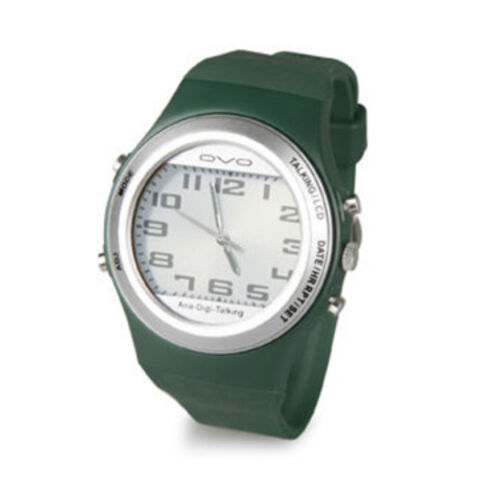 Analog Digital Talking Alarm LCD Watch with Hourly Report Function and ...