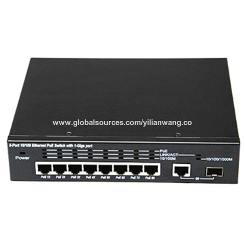 Buy Wholesale China Standard Poe Switch, 8 Poe 100m Port + 1 Gigabit ...