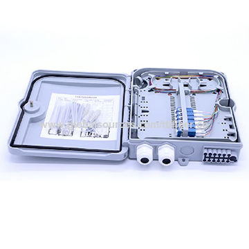 Outdoor wall mounted waterproof FTTH 12 port optical distribution box ...