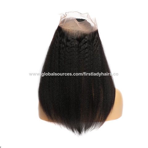 Firstl lady hair 360 Frontal Closure with Baby Hair Brazilian Hair ...