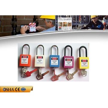 Buy Wholesale China 38 Mm Shackle Safety Lockout Padlocks , Abs ...