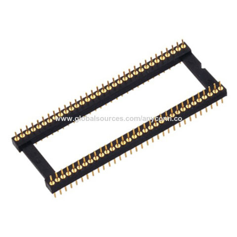 Buy Wholesale China Male Round Pin Header, 1.778mm Pitch With Plating ...