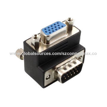 Buy Wholesale China 90-degree Vga Svga Male To Female Right Angle ...