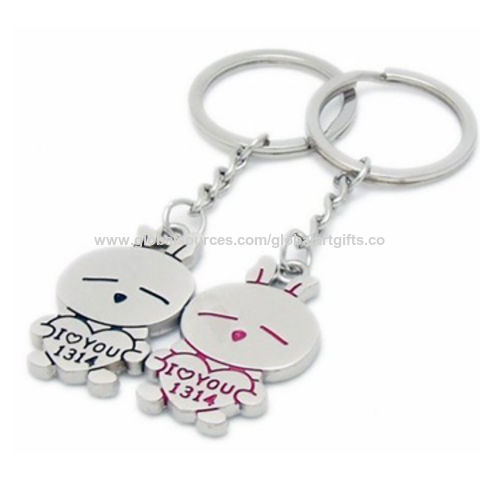 Custom couple Keychains key tags, wedding gift, valentines gift for ...