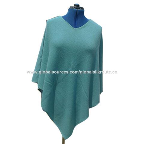 Buy Wholesale India Poncho, Made Of Cashmere Fabric & Poncho | Global ...