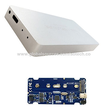 Usb3.1 Type-c To 2 M.2 Ssd Raid Enclosure Usb-c To Dual Ngff Adapter M ...