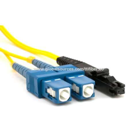 Buy Wholesale China Fiber Optic Patch Cords, Mtrj To Sc Singlemode 9/ ...