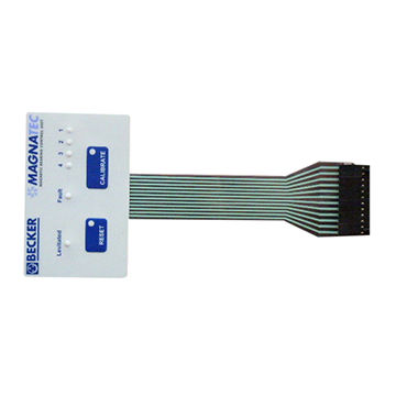 Buy Wholesale China Led Light Pcb Membrane Keyboard Switch With Metal ...