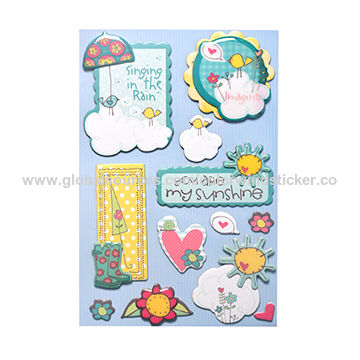 Buy Wholesale China Personalized Self-adhesive 3d Layer Paper Scrapbook ...