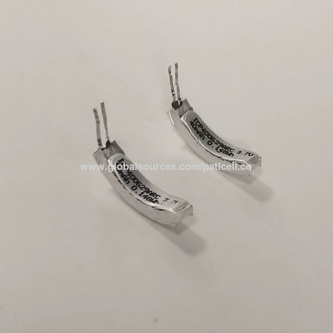 Buy Wholesale China Arc-shaped Rechargeable 3.7v/40mah/li-po Battery ...