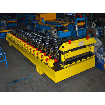 Buy Wholesale China Plc Controlled Roof Metal Tile Roll Forming Machine ...