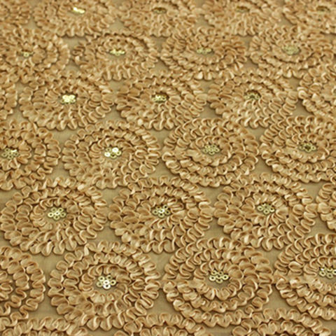 Buy Wholesale China Circle Flower Fabric & Circle Flower Fabric at USD ...