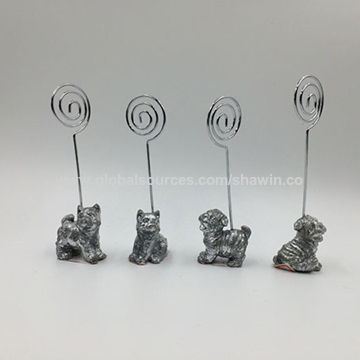 Buy Wholesale China Polyresin Card Clip Holder For Home Decoration ...