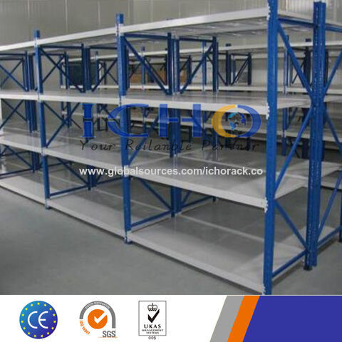 Medium Duty Warehouse Storage Selective Longspan Shelving, Longspan ...
