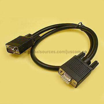 Taiwan D-sub Cable, DB9 Male/Female (Molded) with Inner Metal Cover and ...
