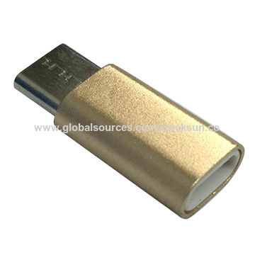 Usb 3.1 To Micro Usb Female Adapter, High End Aluminum Shell In Golden ...