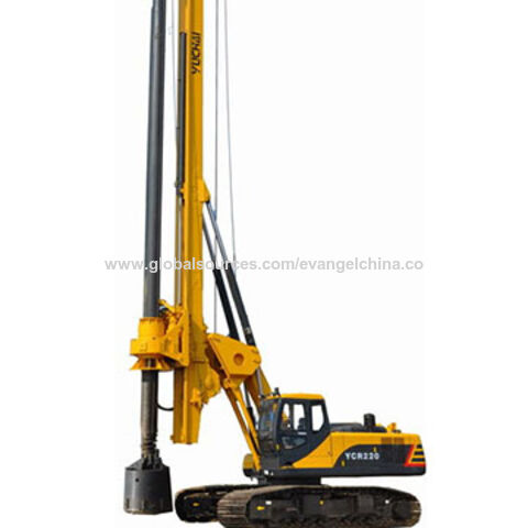 China Rotary drilling rig, YCR220 Yuchai brand 220kN.m on Global ...