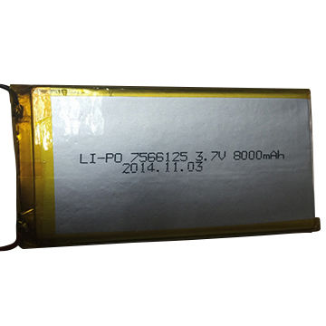 Buy Wholesale China 8000mah/li-po/3.7v/7566125p/lithium-polymer Battery ...