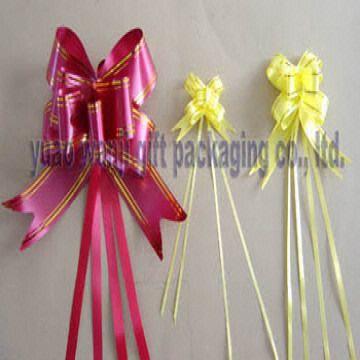 Buy Wholesale China Gold Line Pull Bows Of 4 Stayguy, Pull Bows, Ribbon ...