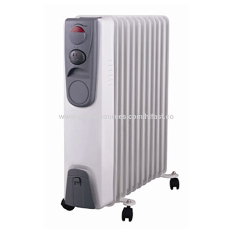 Mini Oil Filled Radiator Heater with 5 to 9 Fins, 1000W Power and ...