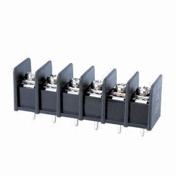 Barrier Terminal Block with 300V Voltage, 20A Current, 9.5mm Pitch and ...