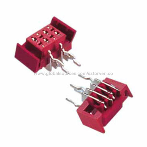 Buy Wholesale China Micro Match Female, Right Angle, Dip-type With ...