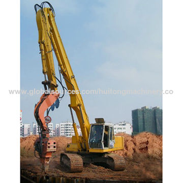 High power drop hammer pile driver, SC5000 fit for excavator with good ...