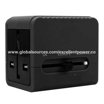 Buy Wholesale China Universal Travel Adapters With 2 Usb, Full 2100ma ...