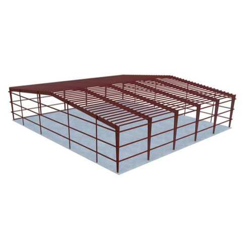 China Steel structure steel frame factory workshop, building design on ...