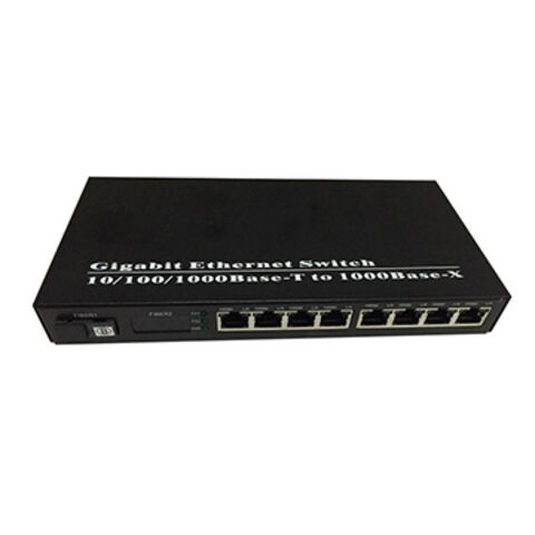 Buy Wholesale China 9-port Gigabit Ethernet Switch Of 1 Port 1000m Fx And 8 Ports 10/100/1000m ...