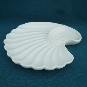 Buy Wholesale China White Ceramic Shell Plate, Available In Various ...