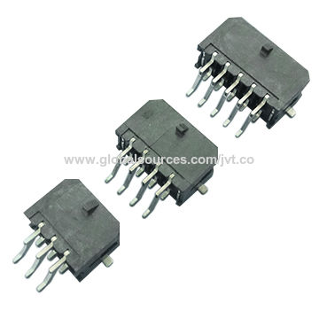 China Micro Fit 3.0 Pitch SMD Right Angle Type Connectors with Brass ...