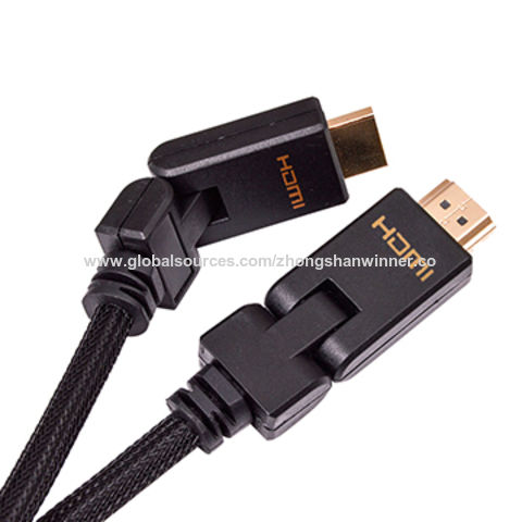 Buy Wholesale China 360-degree Rotating Hdmi Cable With Pivoting/swivel ...