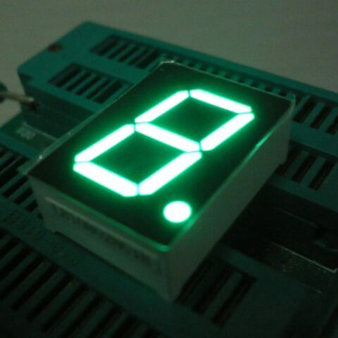 Buy Wholesale China 1.0-inch Pure Green Single Digit Seven-segment Led ...