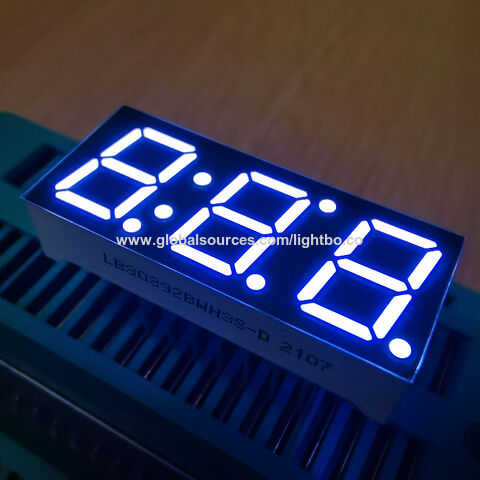 Buy Wholesale China Ultra White Triple Digit 0.39-inch 7 Segment Led ...