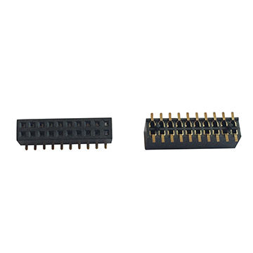 Buy Wholesale China 1.27mm Pitch Double Rows Smt Type Gold Flash ...