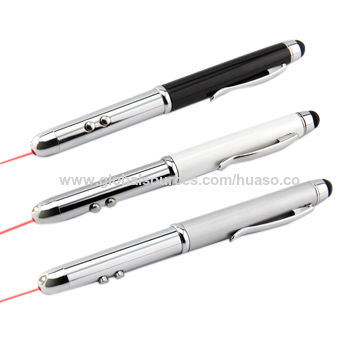 Buy Wholesale Taiwan 4-in-1 Multifunctional Stylus Ballpoint Pen Laser ...