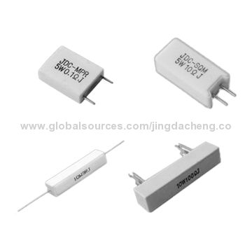 Buy Wholesale China Ceramic Resistors With Wire Wound Core, 1 And 5% ...