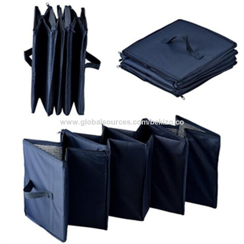 4-compartment Collapsible Car Trunk Organizer With Cooling And ...
