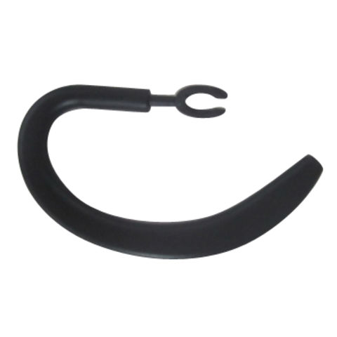 Soft rubber ear hook earloop earclips with rotating retractable clip ...