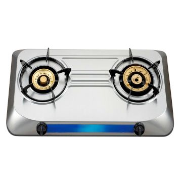 Buy Wholesale China 2 Burner Stainless Steel Panel Table Top Gas Hobs ...