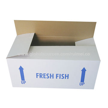 China Waxed corrugated boxes,suitable for meat,seafood,fruit and ...