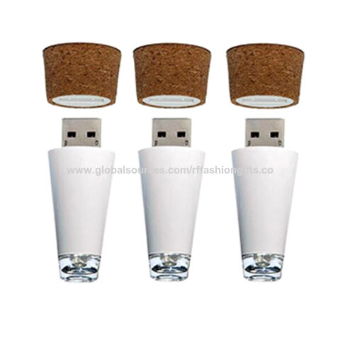 Led Wine Bottle Light, Rechargeable Usb Cork Shaped Light For Party ...