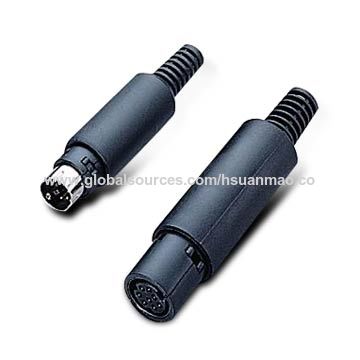 Buy Wholesale Taiwan Mini Din Connectors Solder Type, Assembly Type ...