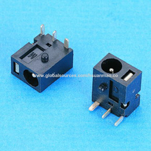 C8138 Series Dc Power Jack Right Angle, 1.0mm And 1.3mm, Dc Power Jack ...